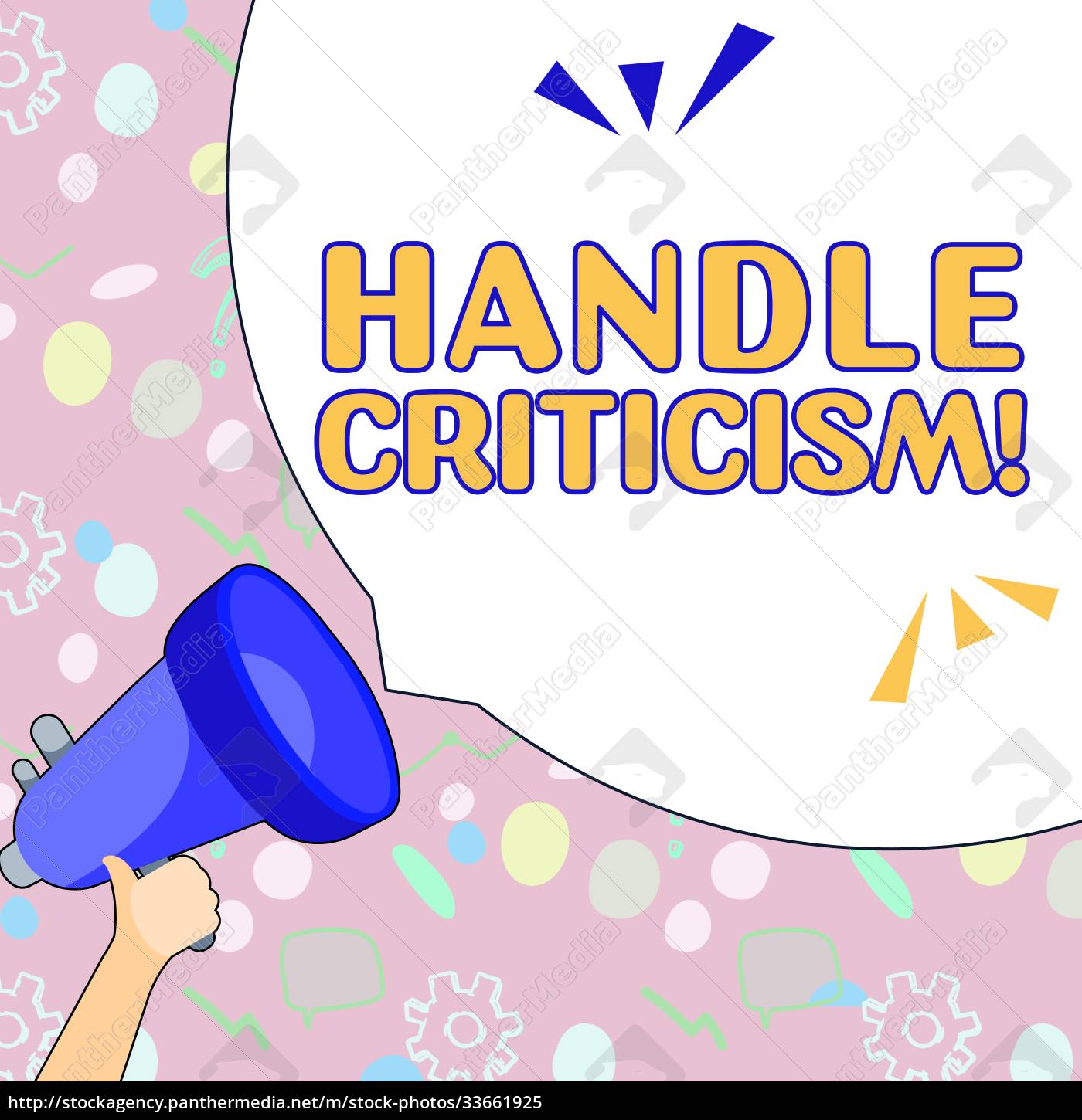 Sign displaying Handle Criticism. Conceptual photo - Lizenzfreies Bild ... Sign displaying Handle Criticism. Conceptual photo - Lizenzfreies Bild ...